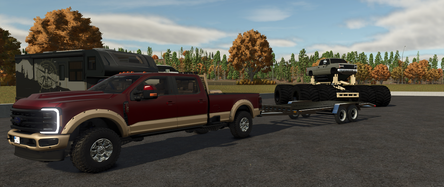 FS25 Mafia Mods Equipment Trailer by TN Fab