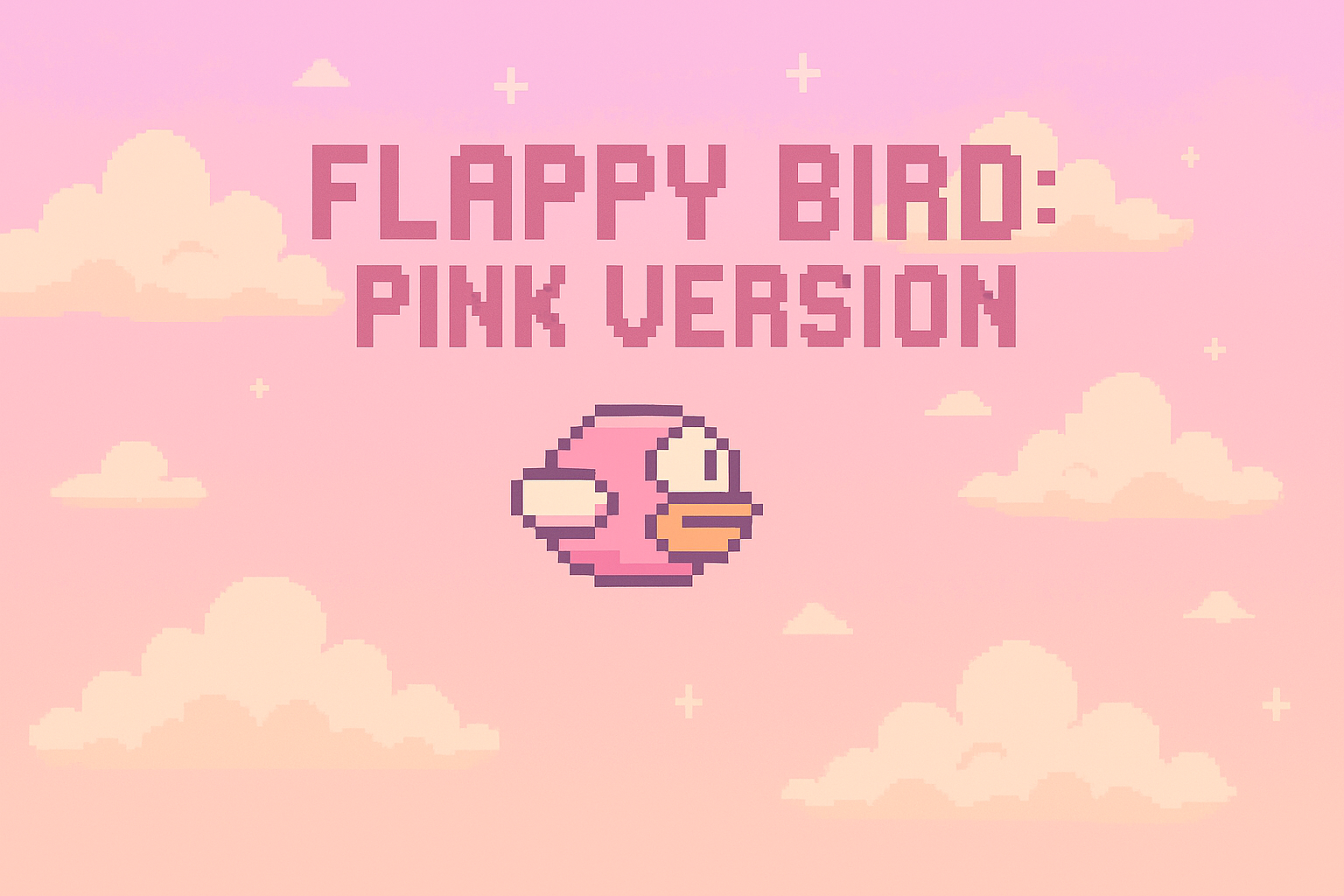 Flappy Bird: Pink by gabs0904