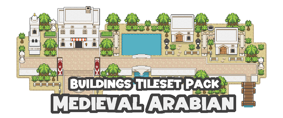 VectoRaith's Medieval Arabian Buildings Tileset Pack Update v1.04 - RPG ...