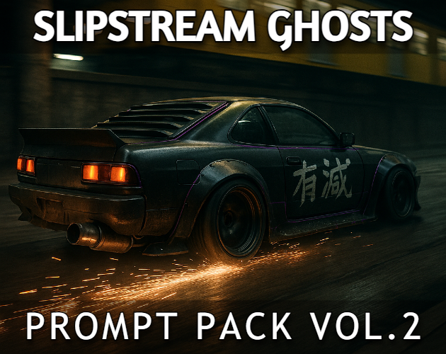 Slipstream Ghosts – Prompt Pack V2 by Kotsuumo