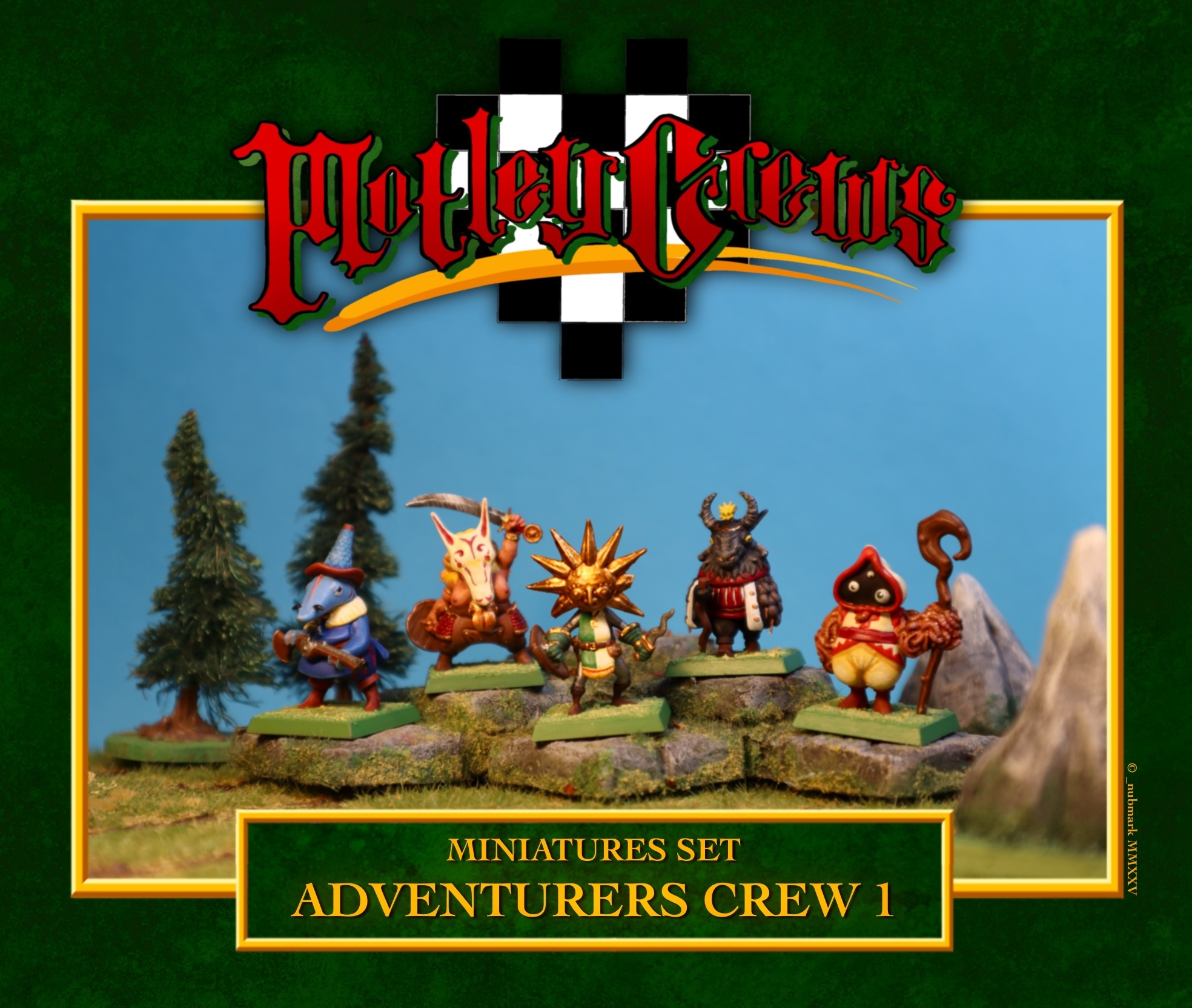 Motley Crews Miniature Set - Adventurers Crew 1 by _nubmark