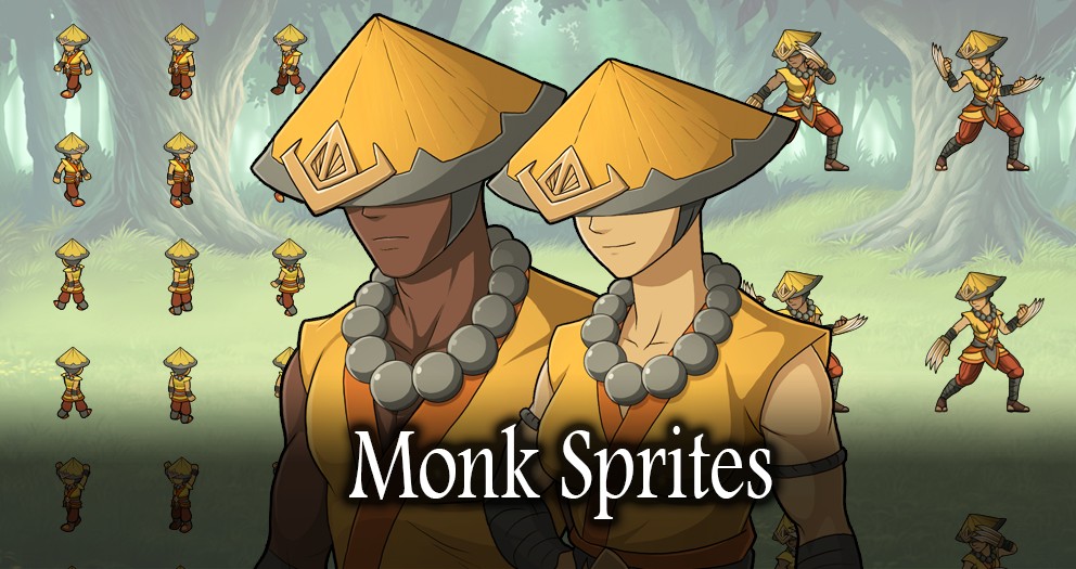 Monk Sprites by Low