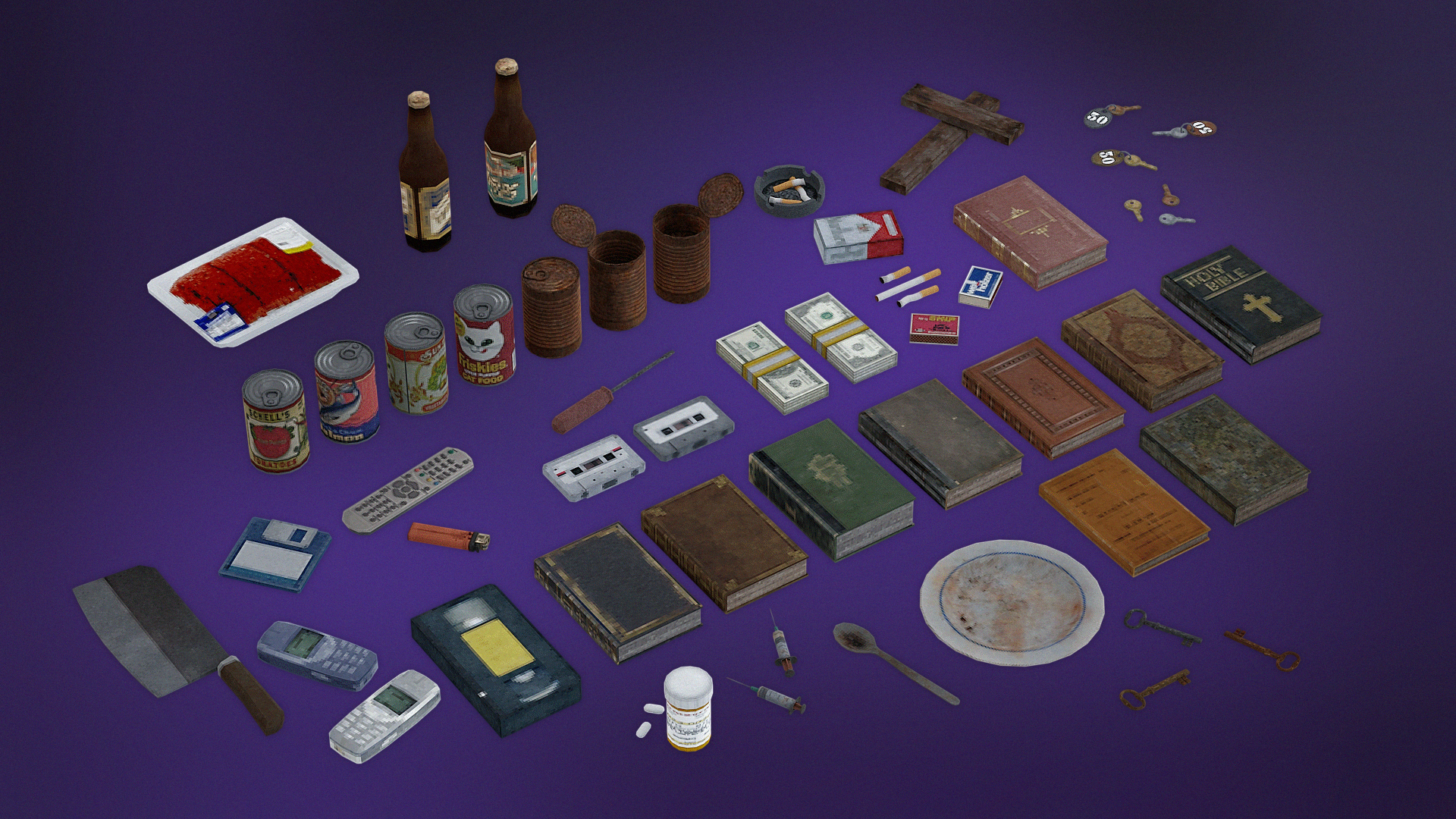 💜 Retro style 3d models 💜 - Release Announcements - itch.io