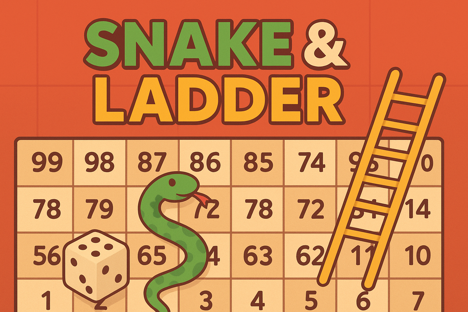 Snake $ Ladder-Classic Board Game Fun by Prajwal ghagre