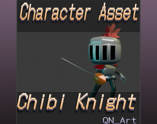 (Free) Chibi Knight Character by Quin.GS