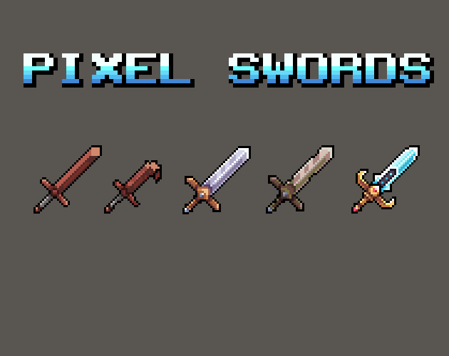 Free Pixel Swords by Fruitpunchsamurai