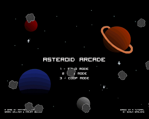 Asteroid Arcade by Raff, PyjamaLama, Coron