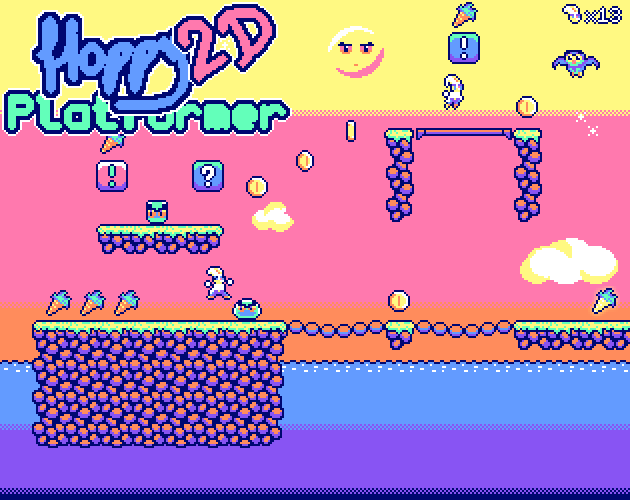 Hoppy 2D: 16-bit Platformer Asset Pack by Josee