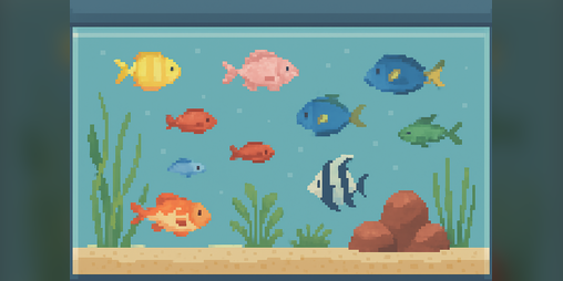 Pixel art fish! by Cynical_21