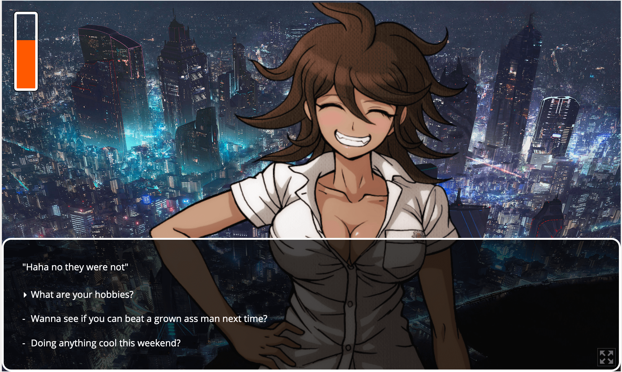 A web-based conversation "simulator" by Mikalichou