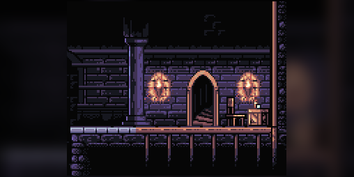 Dark Dungeon - Side-Scroller Tileset by Raou