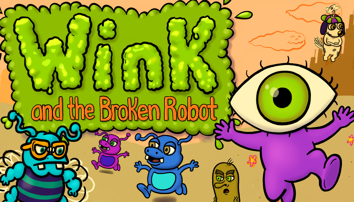 Wink Release Now! - Wink and the Broken Robot by Max Oakland