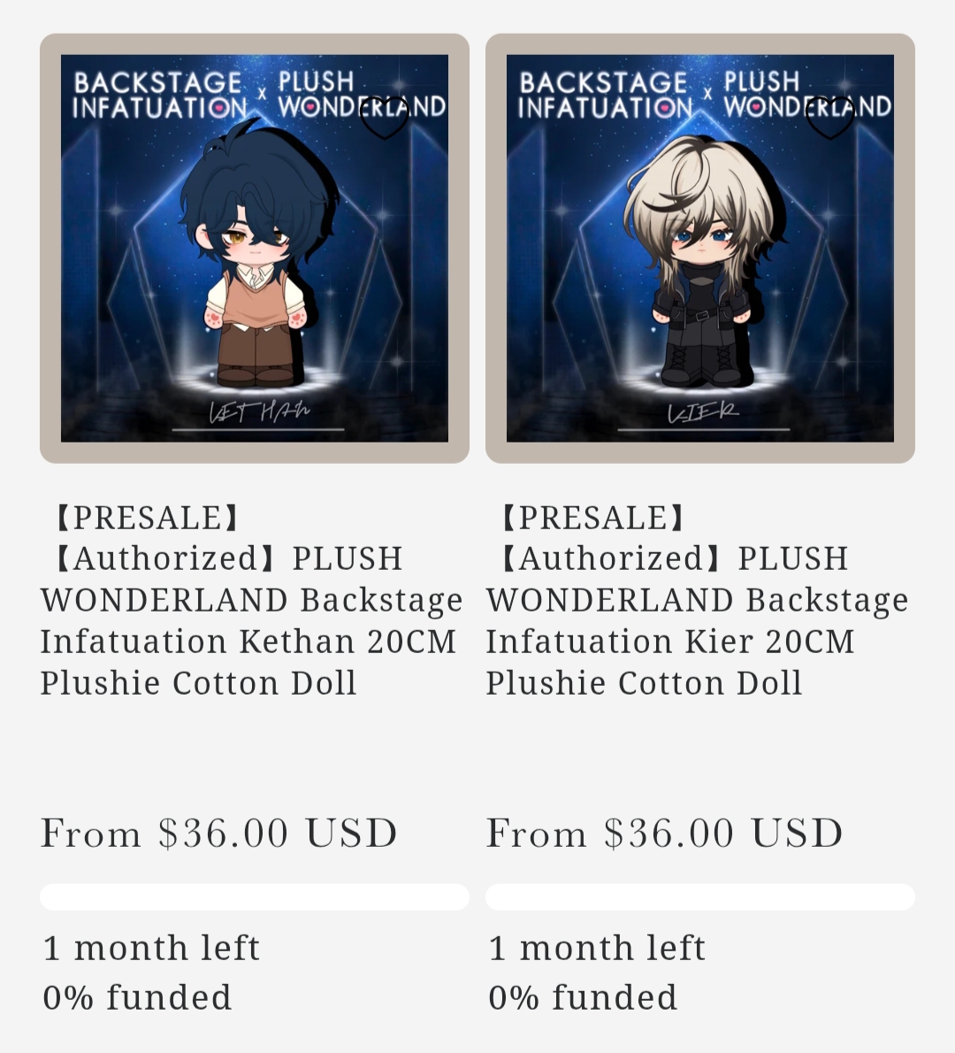 🎉 Announcement: Backstage Infatuation × Plush Wonderland PreSale Begins ...