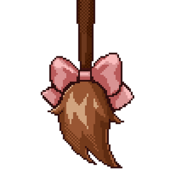 Pixel lion tail by Viciaia