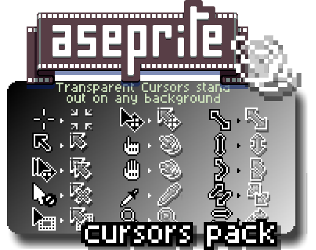 uiOne Cursors - aseprite theme extension by TLiaD_Kristofer Paul Schreiner