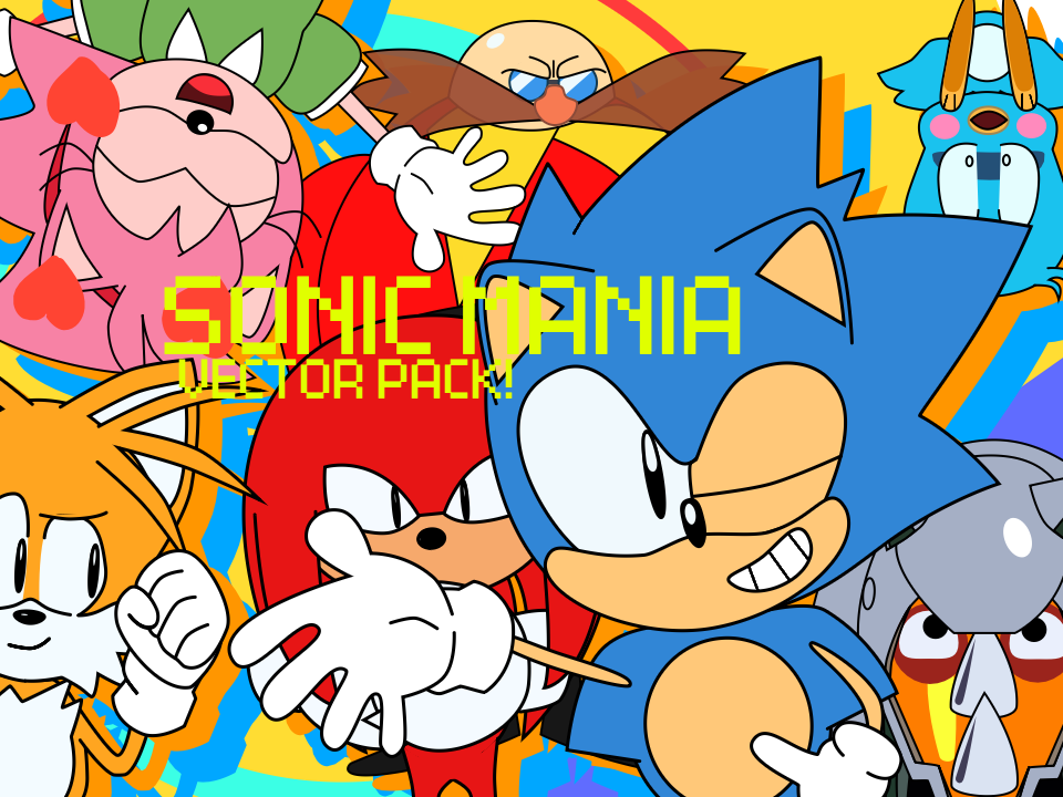 Sonic Mania Vector Pack Thumbnail - itch.io