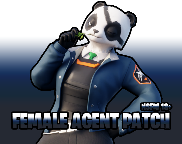 Female Agent Patch - NSFW Blender Model by Shachath3D