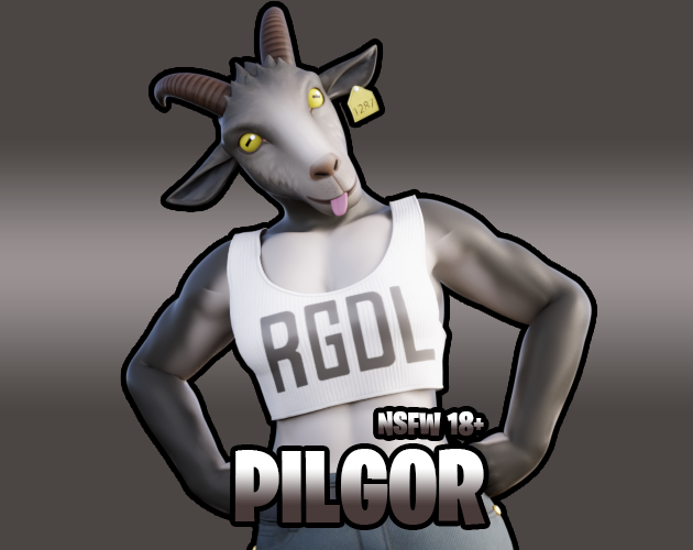 Pilgor - NSFW Blender Model by Shachath3D