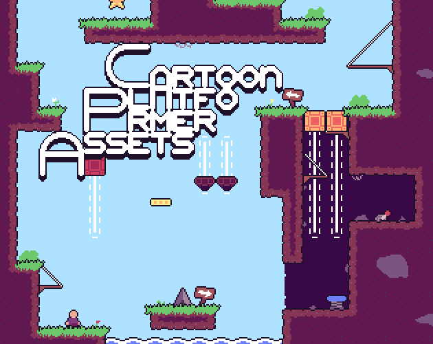 Cartoon Platformer Assets Pack by Silp