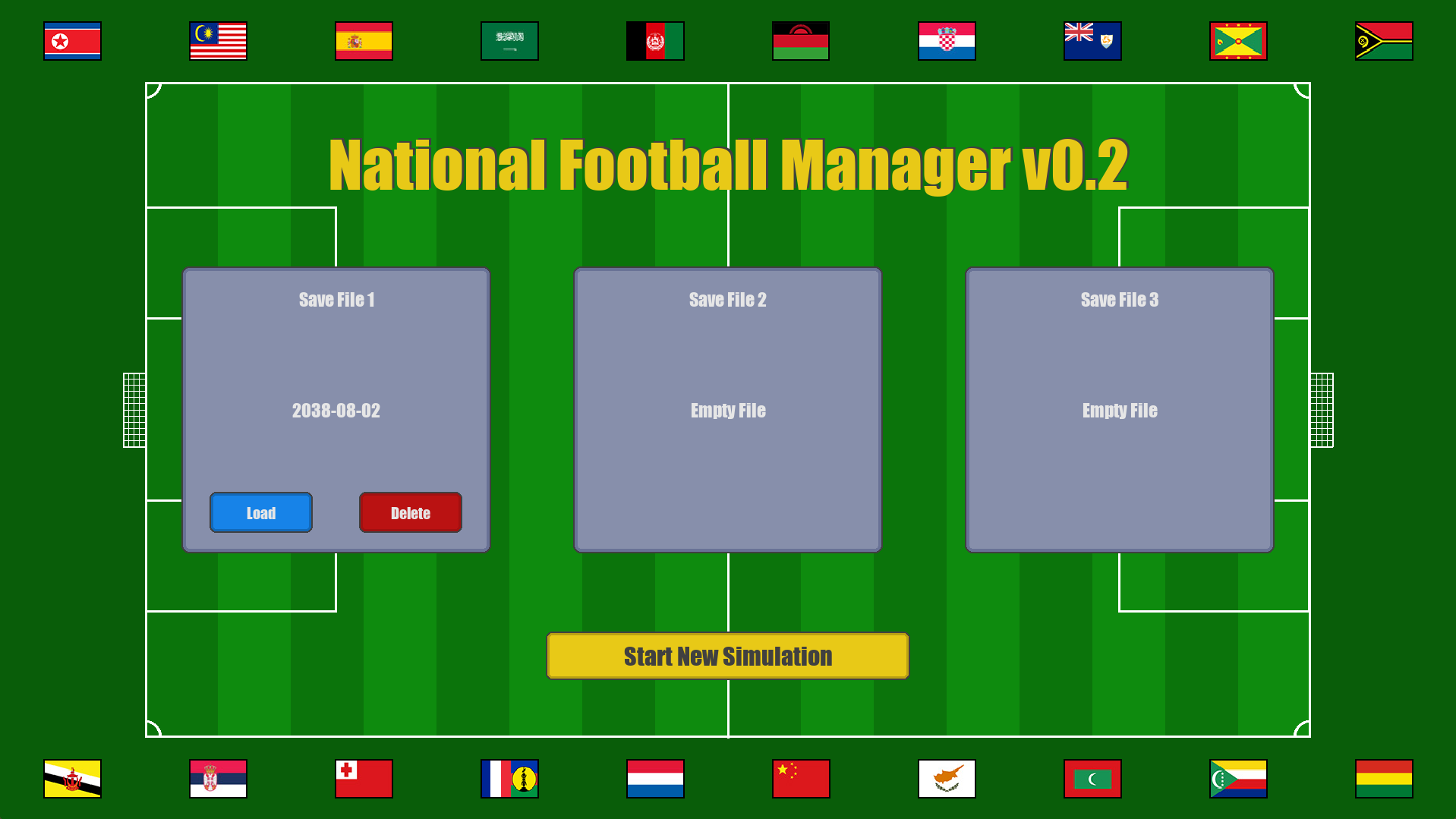 National Football Manager v0.2 by MonkeyBrainStudio