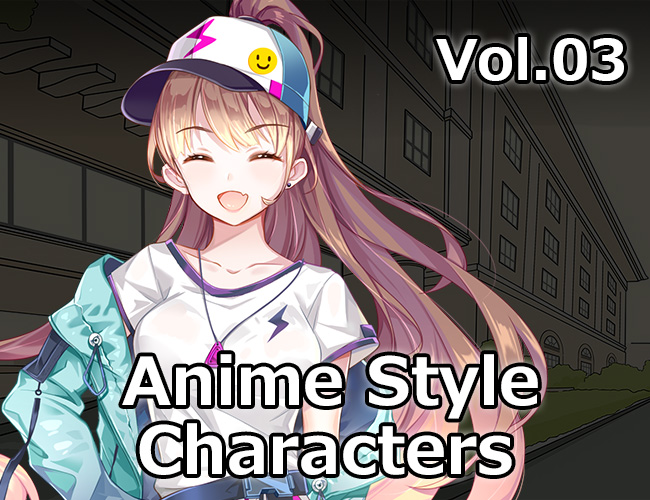 Anime Style Characters Sprite Vol.3 by Raketenfaust