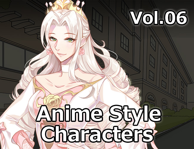 Anime Style Characters Sprite Vol.6 by Raketenfaust