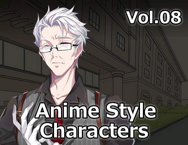 Anime Style Characters Sprite Vol.8 by Raketenfaust