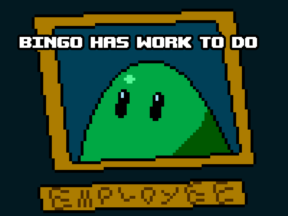 Bingo Has work to do by GreyDemon