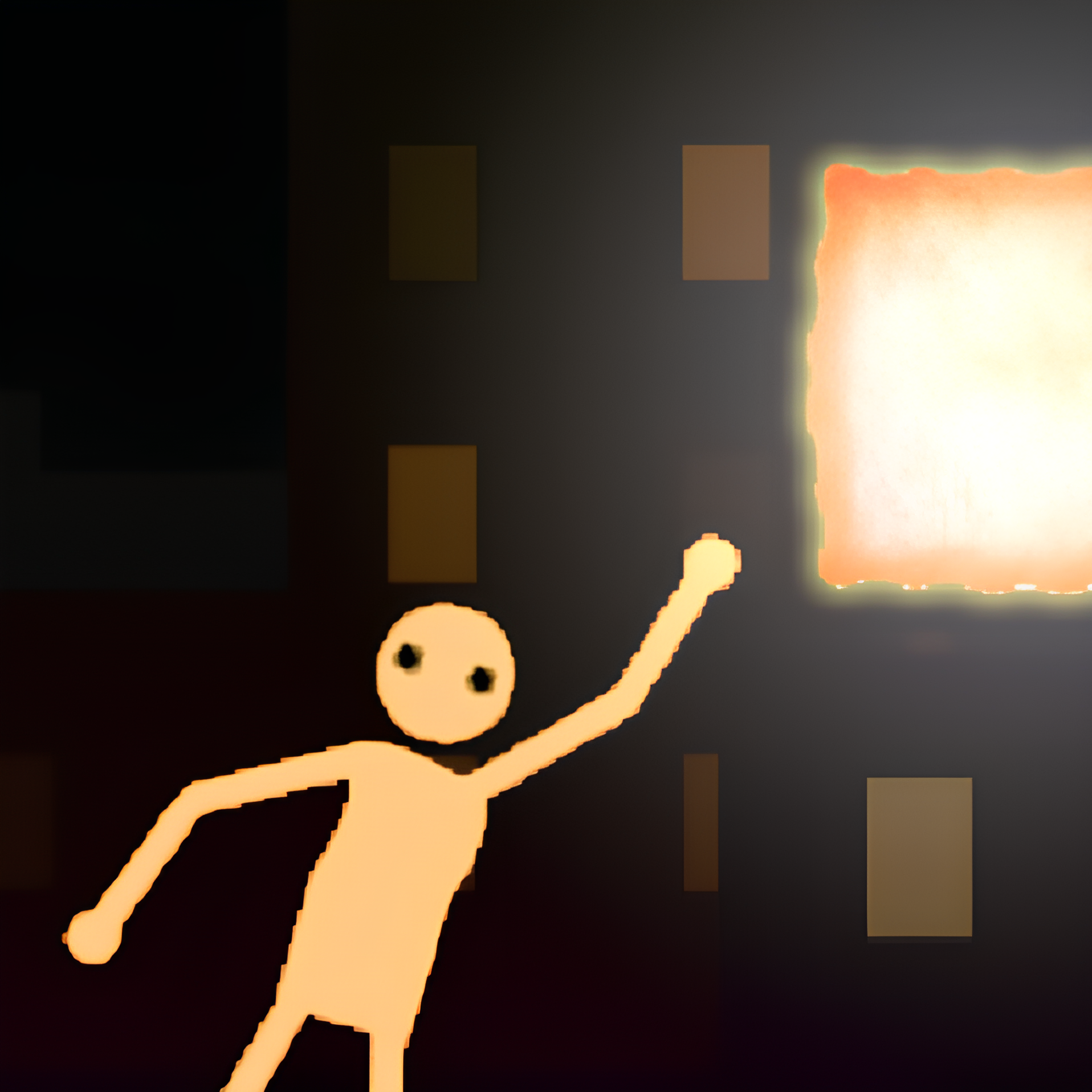 Bis-Stick Man by E L E V E N