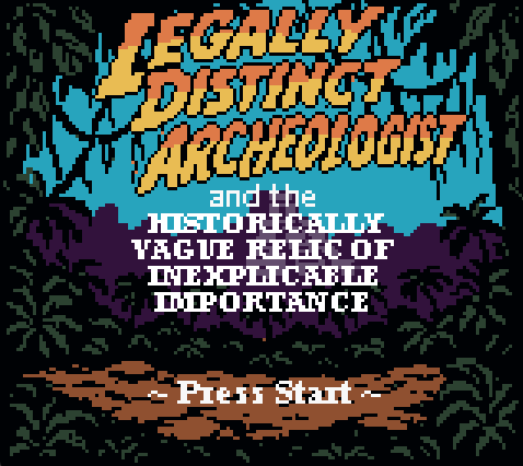 Legally Distinct Archeologist and the Historically Vague Relic of ...