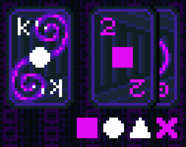 Geometric Playing Cards by FagelTomten