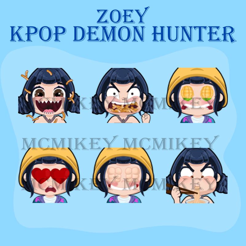 Pack emote Zoey-KPOP DEMON HUNTER by McMikey20031
