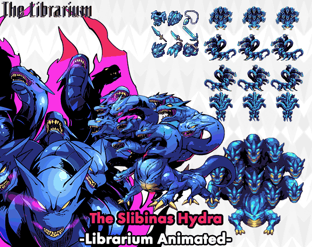 Librarium Animated - The Slibinas Hydra by Aekashics