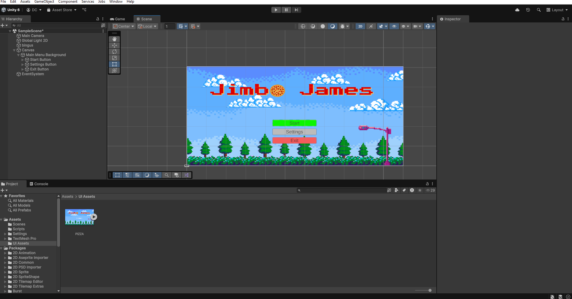 Dev Log Week 2 - itch.io