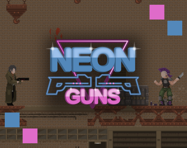 Neon Guns - Game Kit - Asset Pack 1 by 2DPIXX