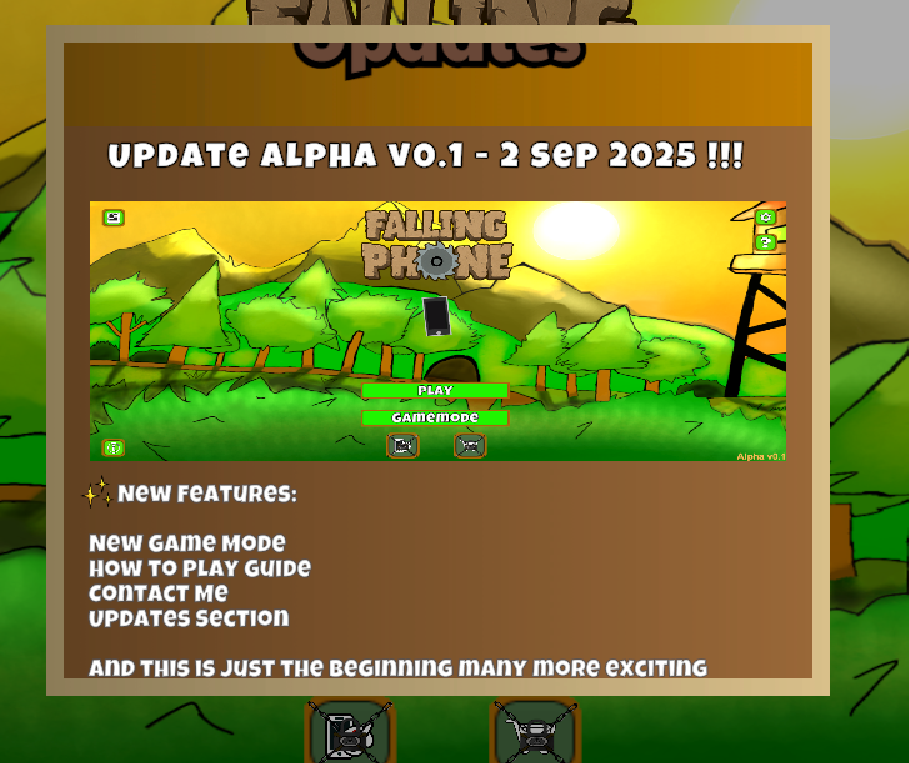 Falling Phone Alpha V0.1 - Falling Phone by FP