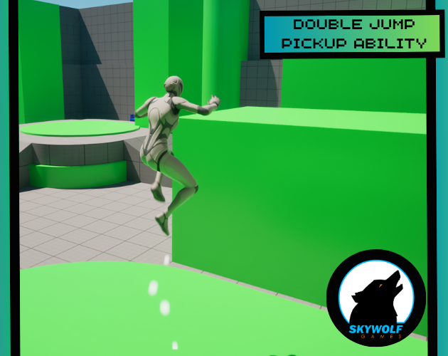 Double Jump Pickup Ability by SkywolfGameStudios