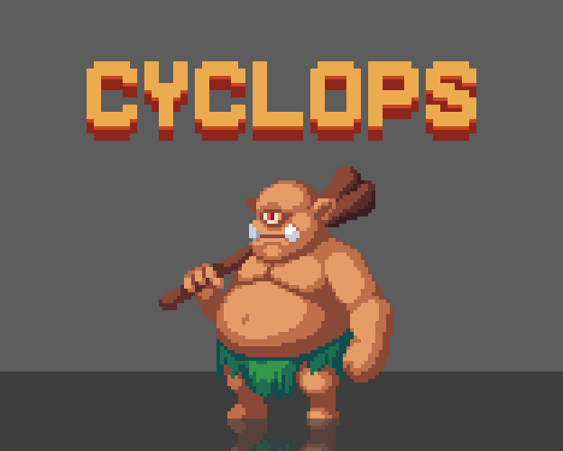 Cyclops 2D Pixel Art by Mattz Art