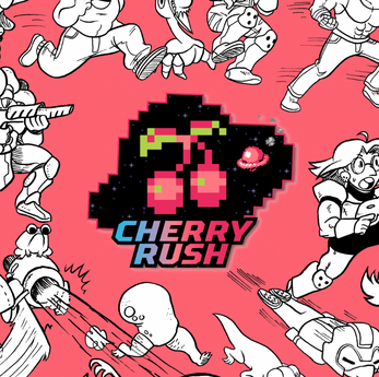 UFO 50 Cherry Rush Poster by Sara Goetter