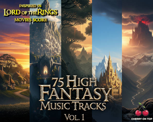 75 High Fantasy Music Tracks - Vol. 1 by Cherry on Top