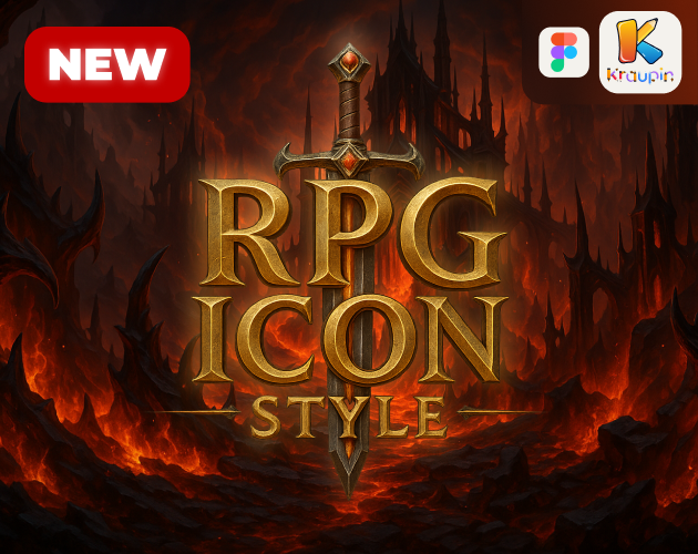 RPG ICON STYLE by Kraupin - UI Designer