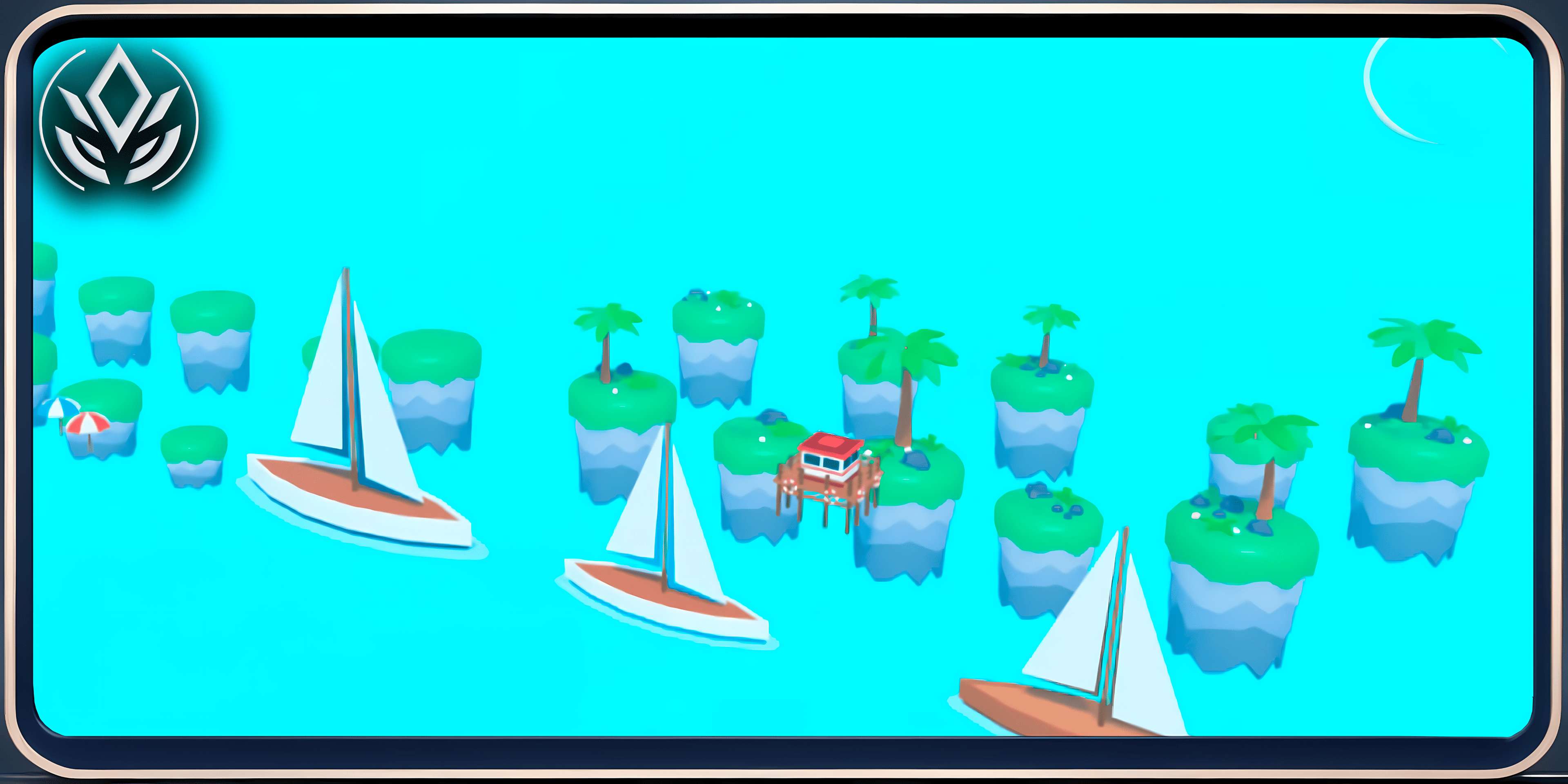 Low Poly Beach Asset Pack by Ryvion Studios