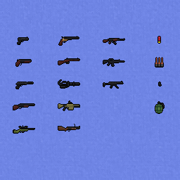 32x32 Pixel Weapons pack by alex103