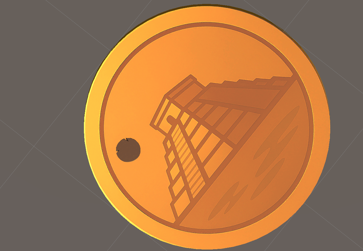 Mayan Animated Gold Coin by Daniel Rozek