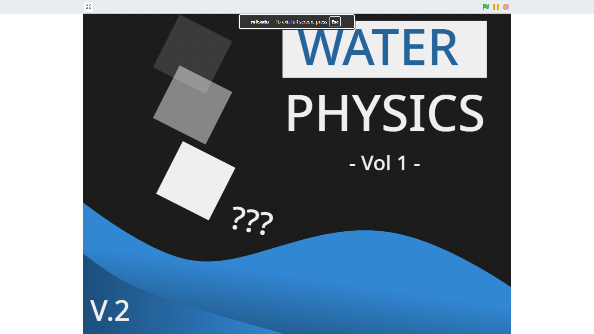 water physics by physics master