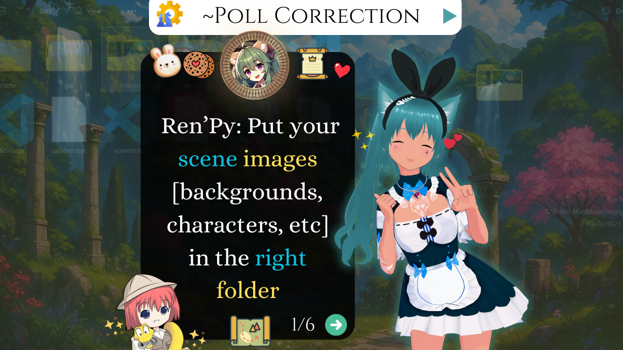 Ren’Py — Fix Missing Sprites: Put Images in the Right Folder (Poll ...
