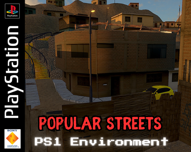 Popular Streets of Lima | PS1 Environment by McPato