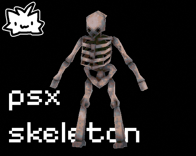 PSX Low Poly Skeleton by Puck