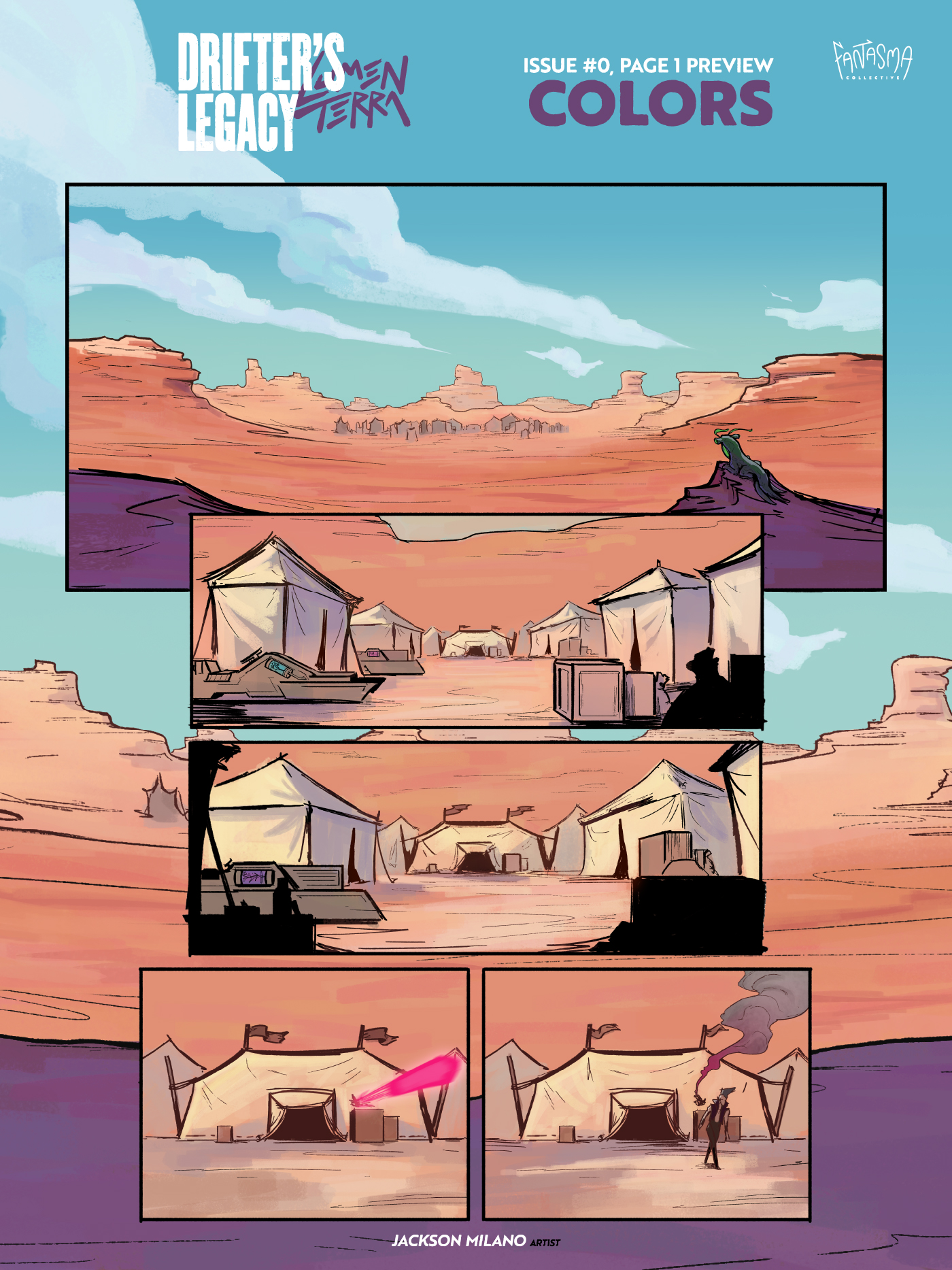 Drifter’s Legacy: Page 1 Preview - itch.io