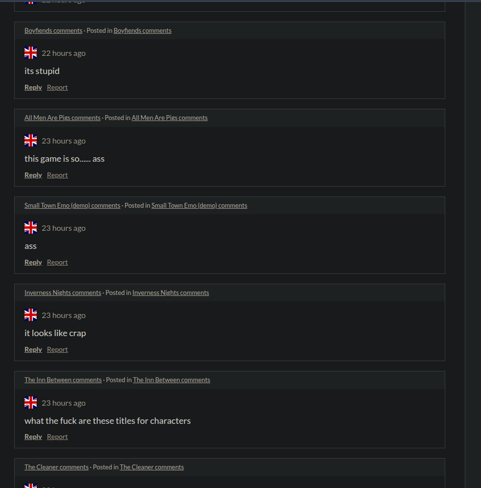 Comments 1929 to 1890 of 2020 - The Freak Circus by Garula